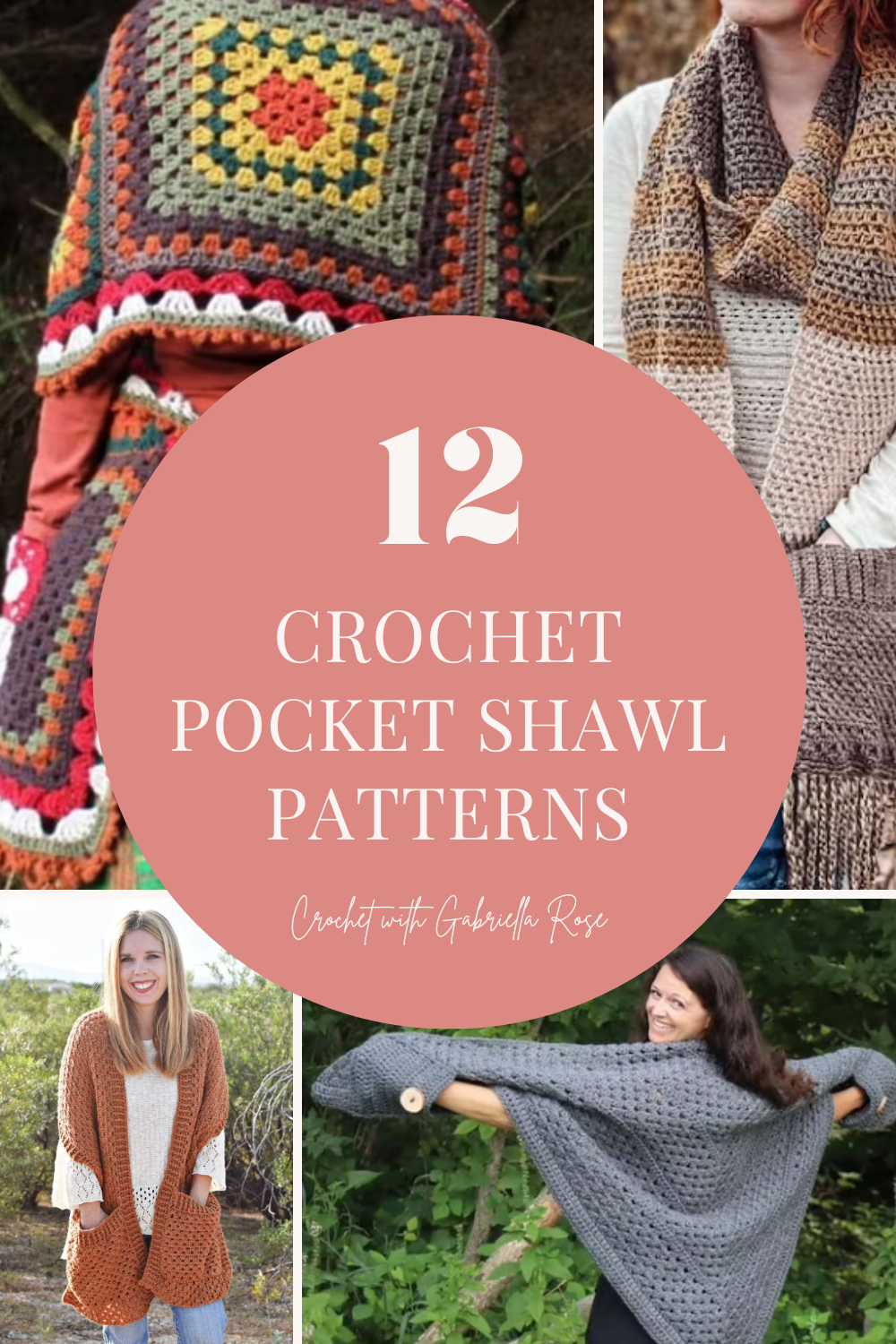 12 Crochet Pocket Shawl Patterns to Obsess Over - Crochet with ...
